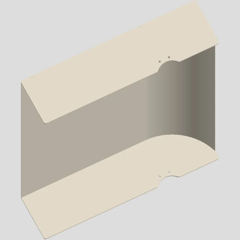Low residue tension station Slide bin 420x580 with raised co